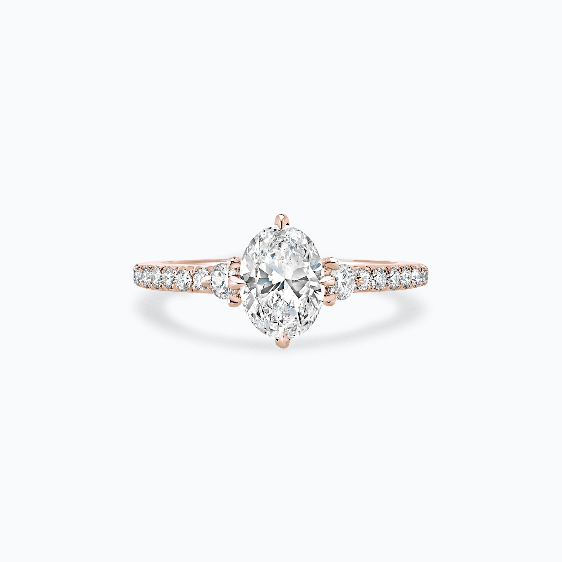 Solitaire Pavé Aïko Diamant de Synthèse