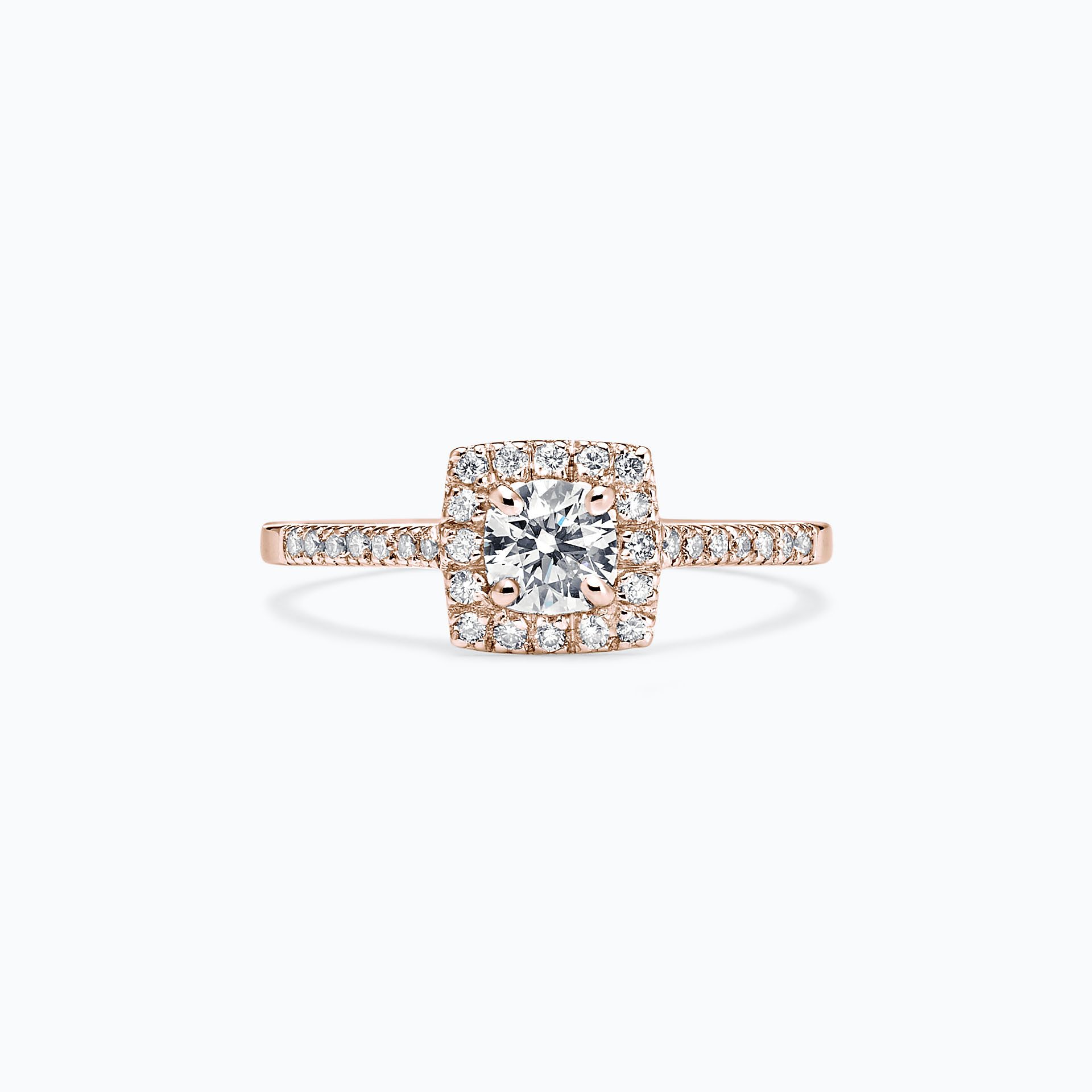 Solitaire Pavé Skye Diamant de Synthèse