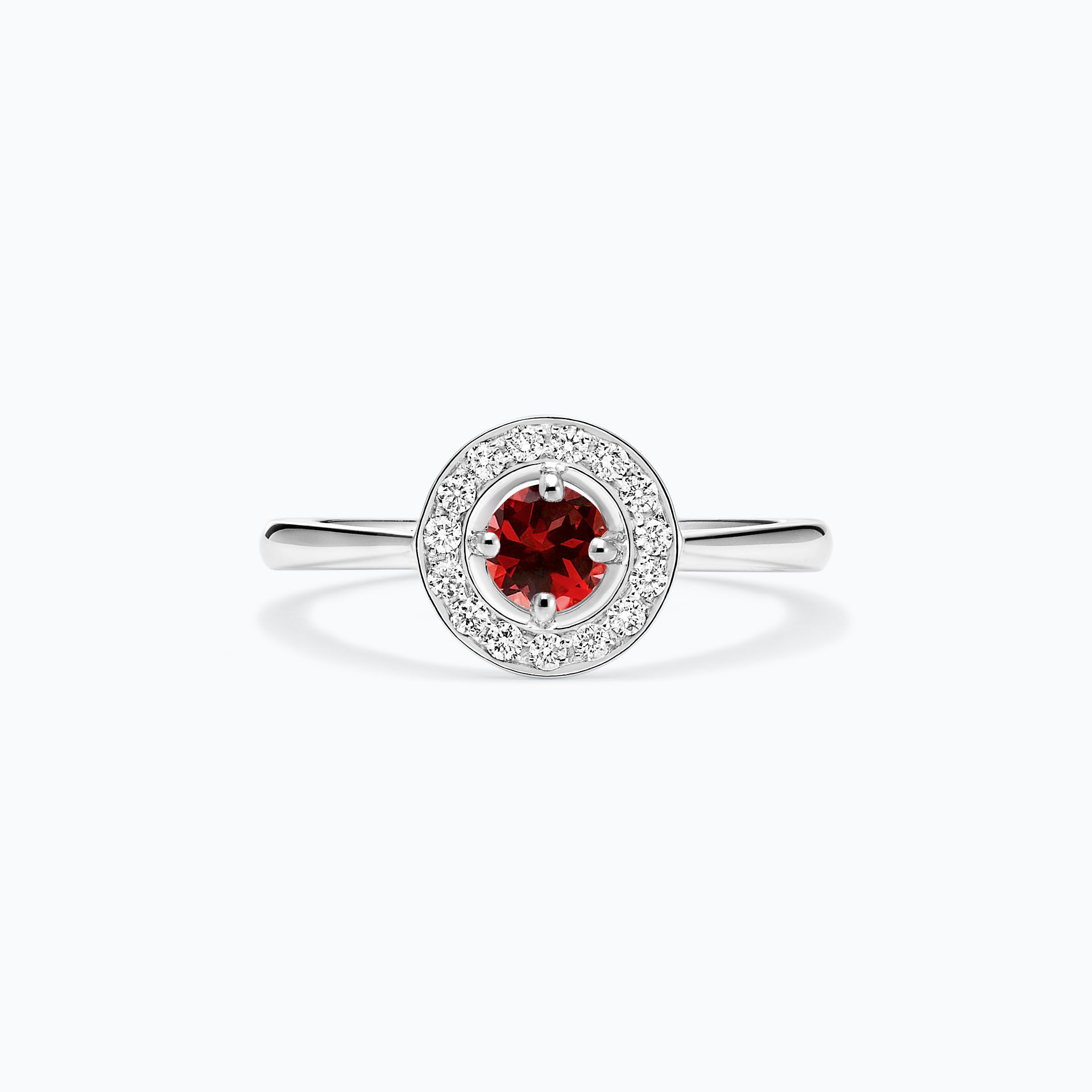 Solitaire Attraction Saphir Rouge